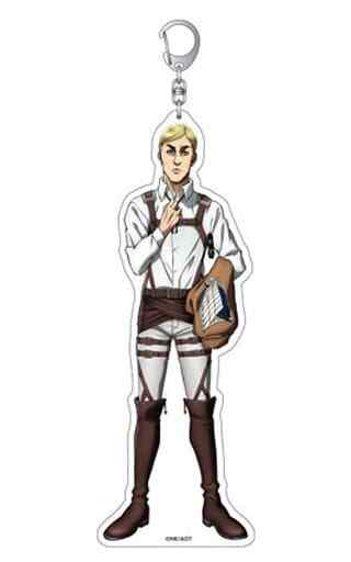 Erwin Smith Attack on Titan Season 2 Full Body Acrylic Key Ring Key ...