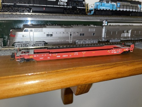 Atlas N Scale 53’ Single Well Car, St Mary’s Railway West #210315 | eBay