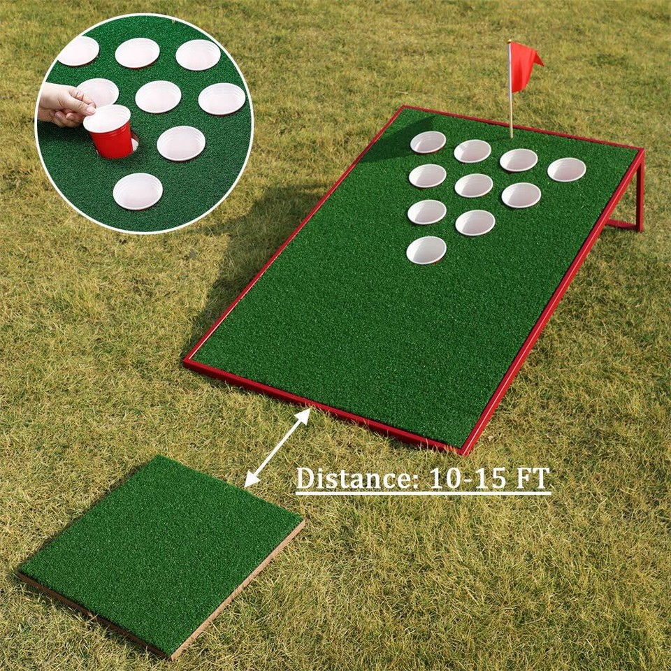 SPRAWL Golf Pong Cornhole Set Exciting Golf Chipping Game Chip Shot ...