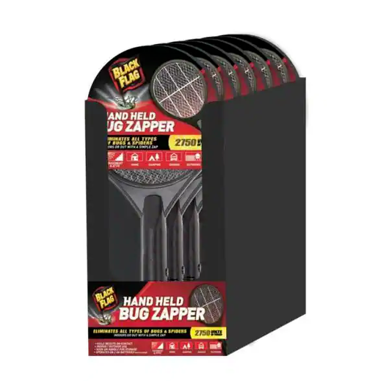 NEW Bug Zapper Battery Electric Hand Held Racket Fly Swatter Ant | eBay