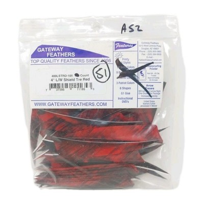 51 Count Gateway Archery Arrow Feathers 4" Left Wing: Shield Camo Tre ...