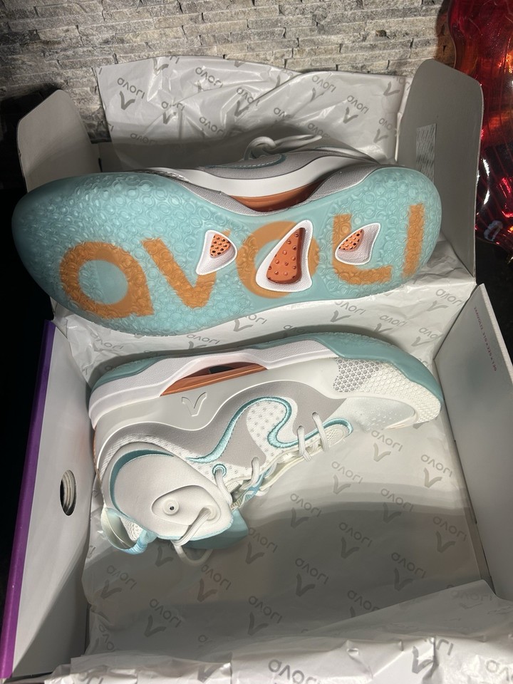 Avoli Vol. 2 New White TealSize 9.0 Mid Volleyball Shoes Sold Out | eBay