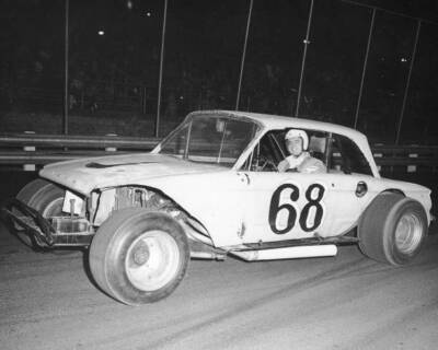 Mark Zimmerman & His Modified Stock Car 1971 Nascar Motor Racing Old ...