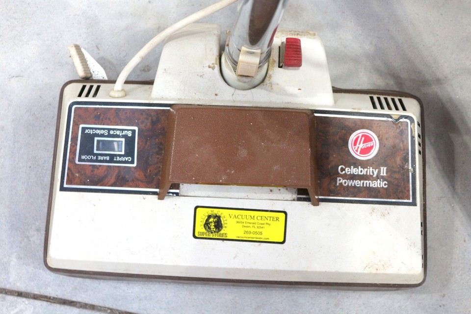 Hoover Celebrity II Elite Flying Saucer Vacuum-Orange- Great Working ...
