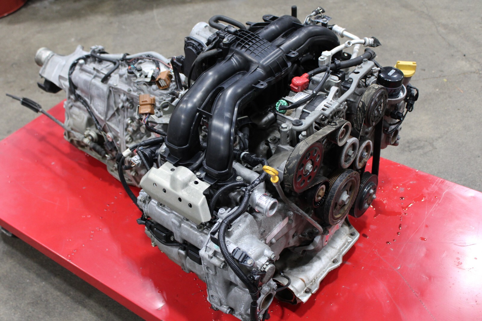 2011-2015 JDM Subaru Forester Legacy Motor FB25 2.5L engine timing ...