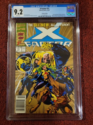 1991 X-Factor #71 CGC 9.2 NM- Second Printing Marvel Comic Book ...