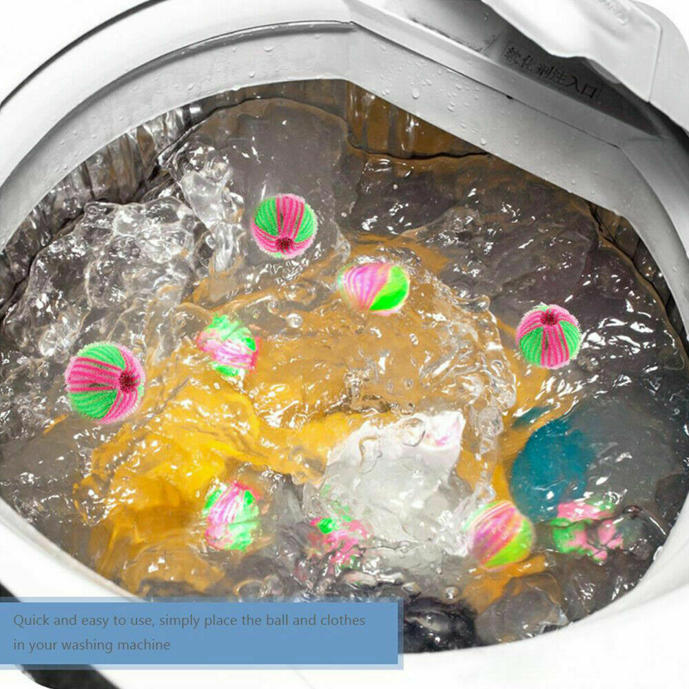 6PCS Wash Ball Grabbing For EA Lint Laundry Hair Cleaning Fluff Washing ...