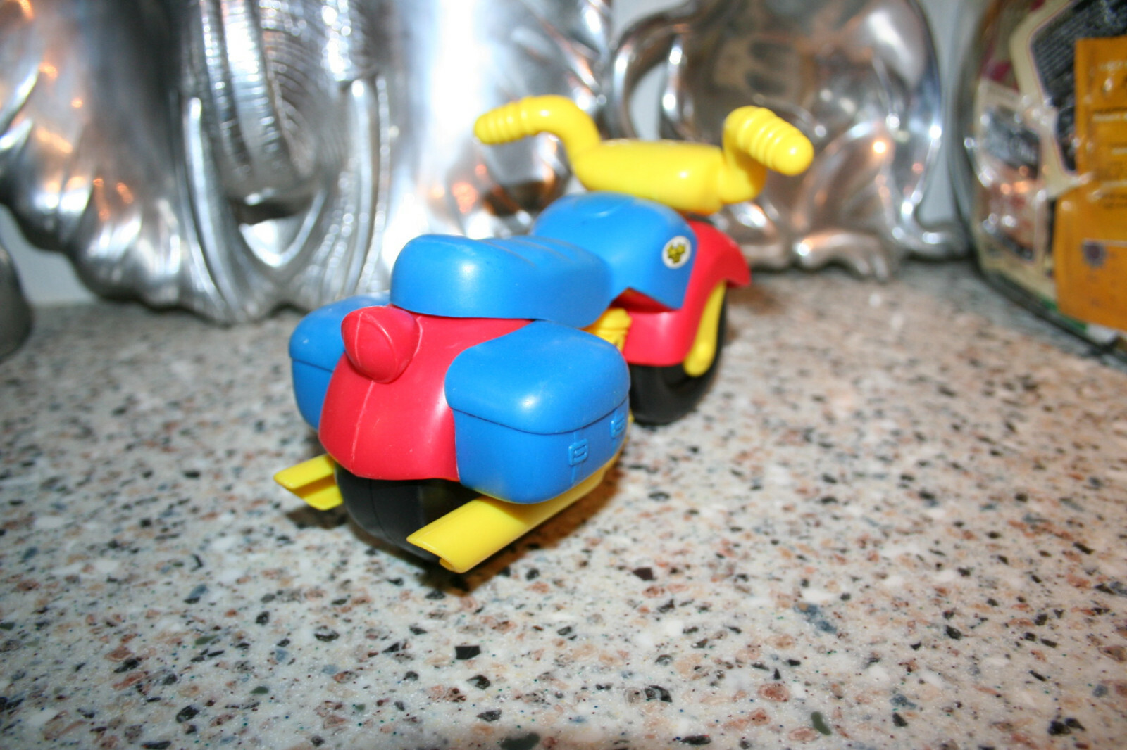 VINTAGE TIMMEE TOY MOTORCYCLE BY PROCESSED PLASTIC CO 7” TIM MEE TOYS ...