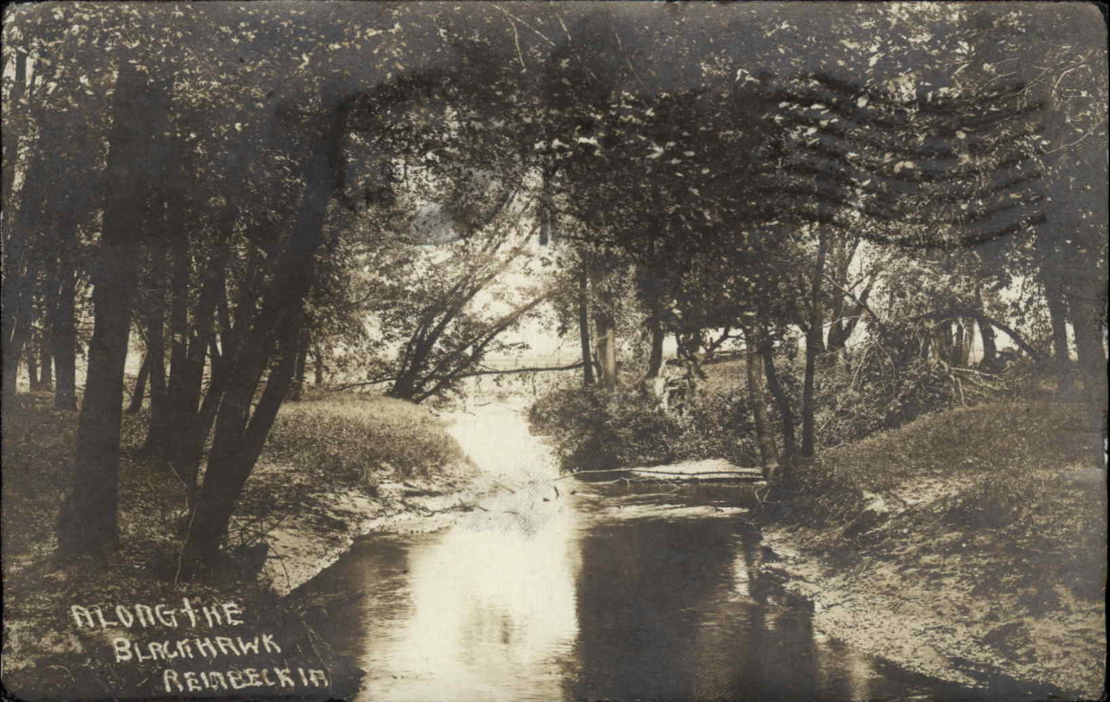 Reinbeck Iowa IA Blackhawk Stream Real Photo c1910 Vintage Postcard | eBay