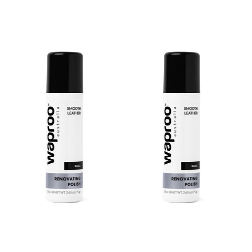 2PK Waproo Platinum Liquid Renovating Leather Dress Shoe/Boot Polish ...
