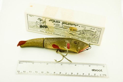 Vintage CC ROberts Mud Puppy Minnow Antique Fishing Lure in Box BH10 | eBay