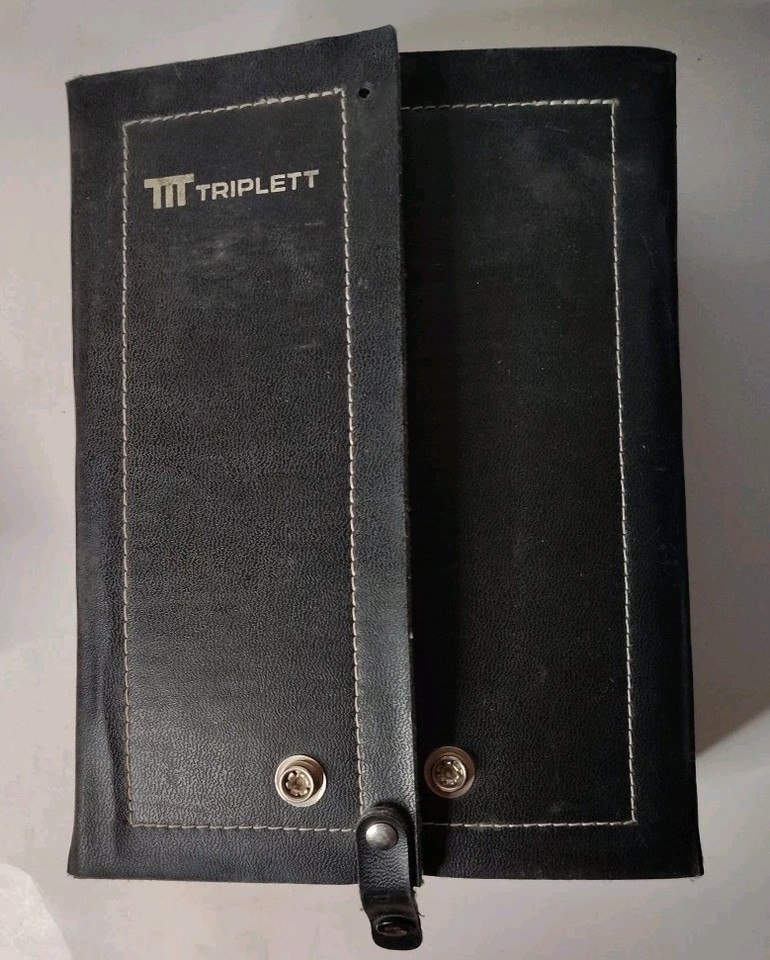 Triplett Model 60 Type 3 Volt OHM meter W/ Leather Case & Instructions ...