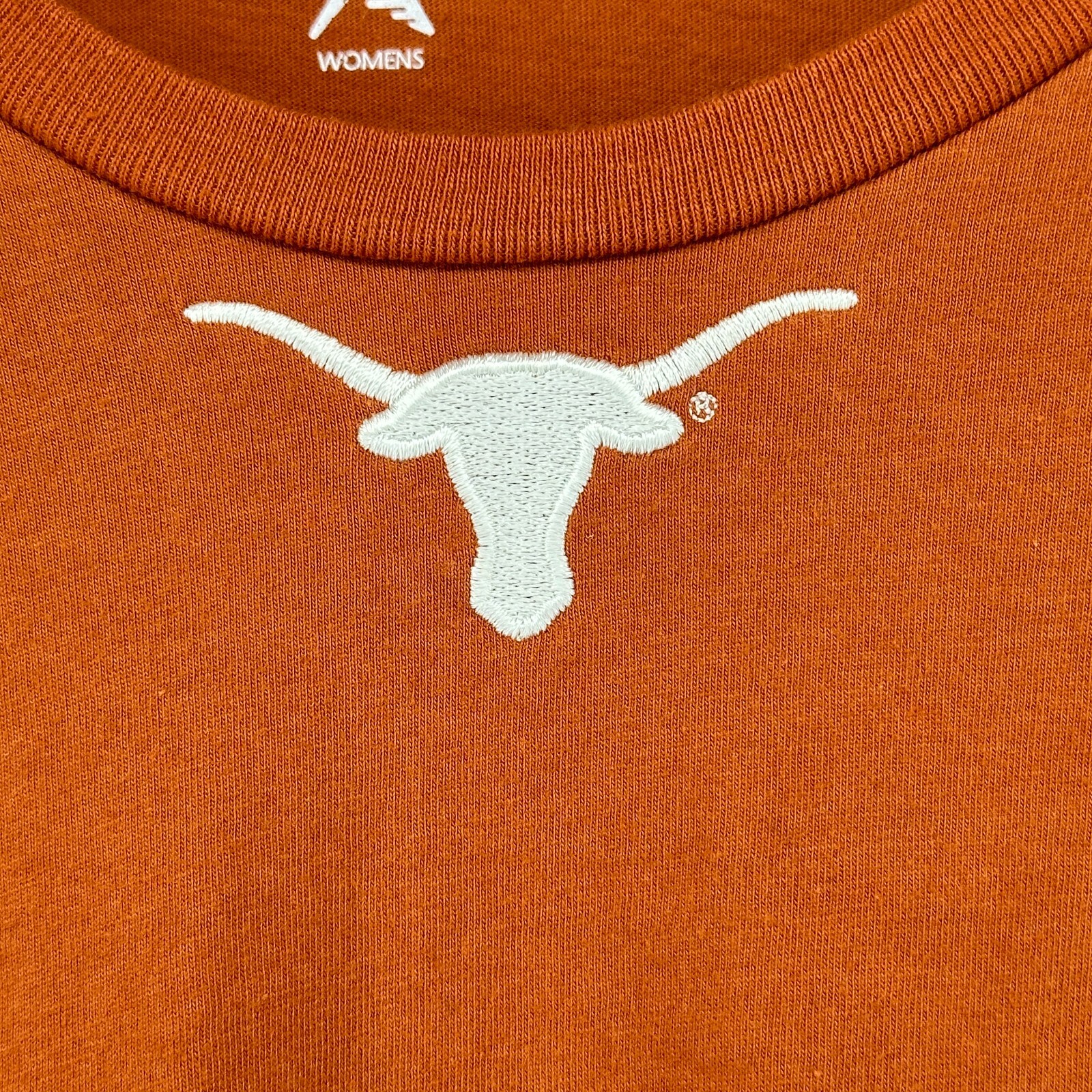 TEXAS LONGHORNS Top Womens M UNIVERSITY OF TEXAS Embroidered Long ...