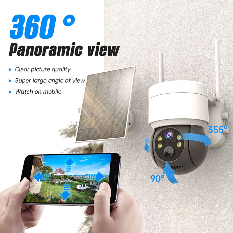 4PC Camara De Seguridad Para Casa Exterior Vigilancia WiFi 1080P ...