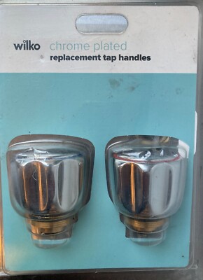 NEW Wilko Chrome Plated Replacement Tap Handles | eBay