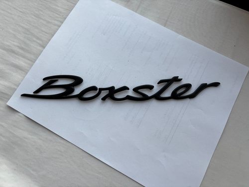 Porsche Boxster 986 Rear Trunk Lid Boxster Script - Black | eBay
