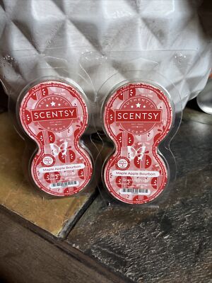 Scentsy Scent Pods Lot Of 2 (4 Pods) New In Package Maple Apple Bourbon ...