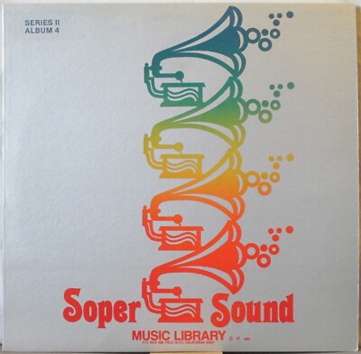 Soper Sound Music Library Series II Album 4 LP 1970s Rock/Jazz/Funk ...