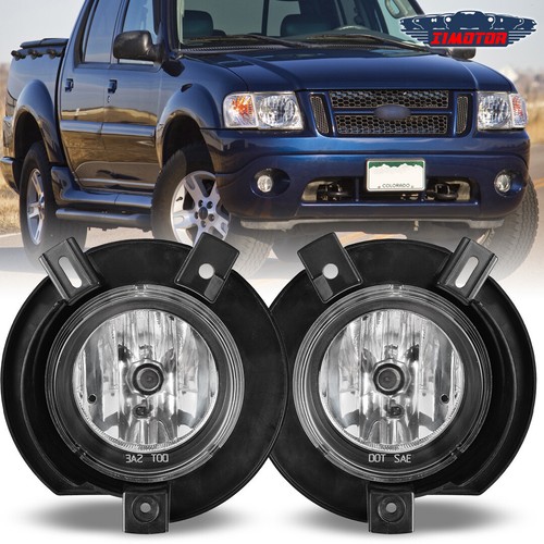 for 2002 - 2004 2005 Ford Explorer Fog Lights Front Clear Bumper ...