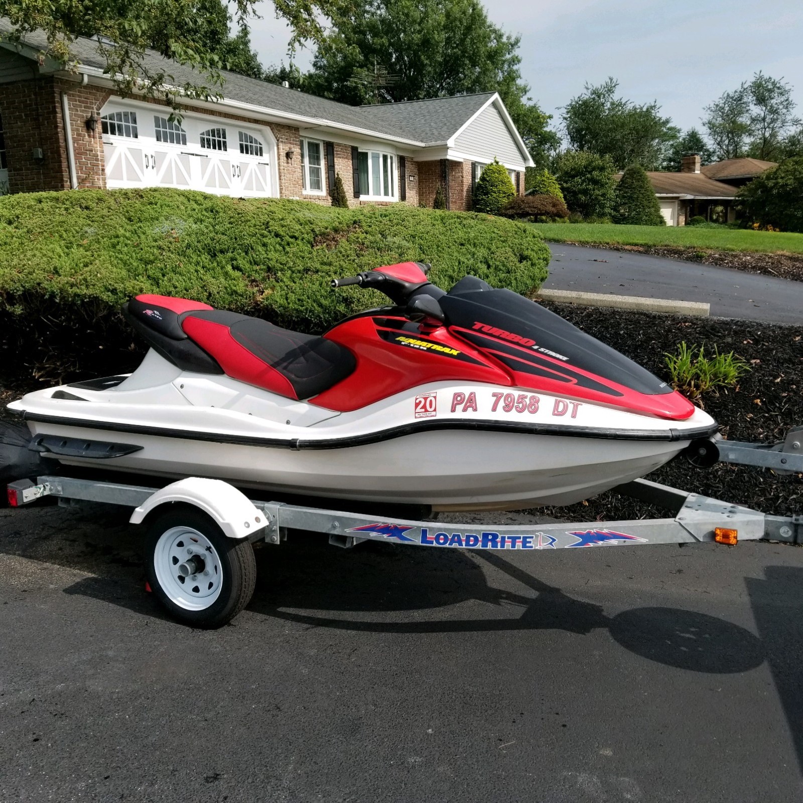 HONDA AQUATRAX F12X & F12 JET SKI WAVERUNNER SEAT SIDE PANEL (2) CLIPS ...