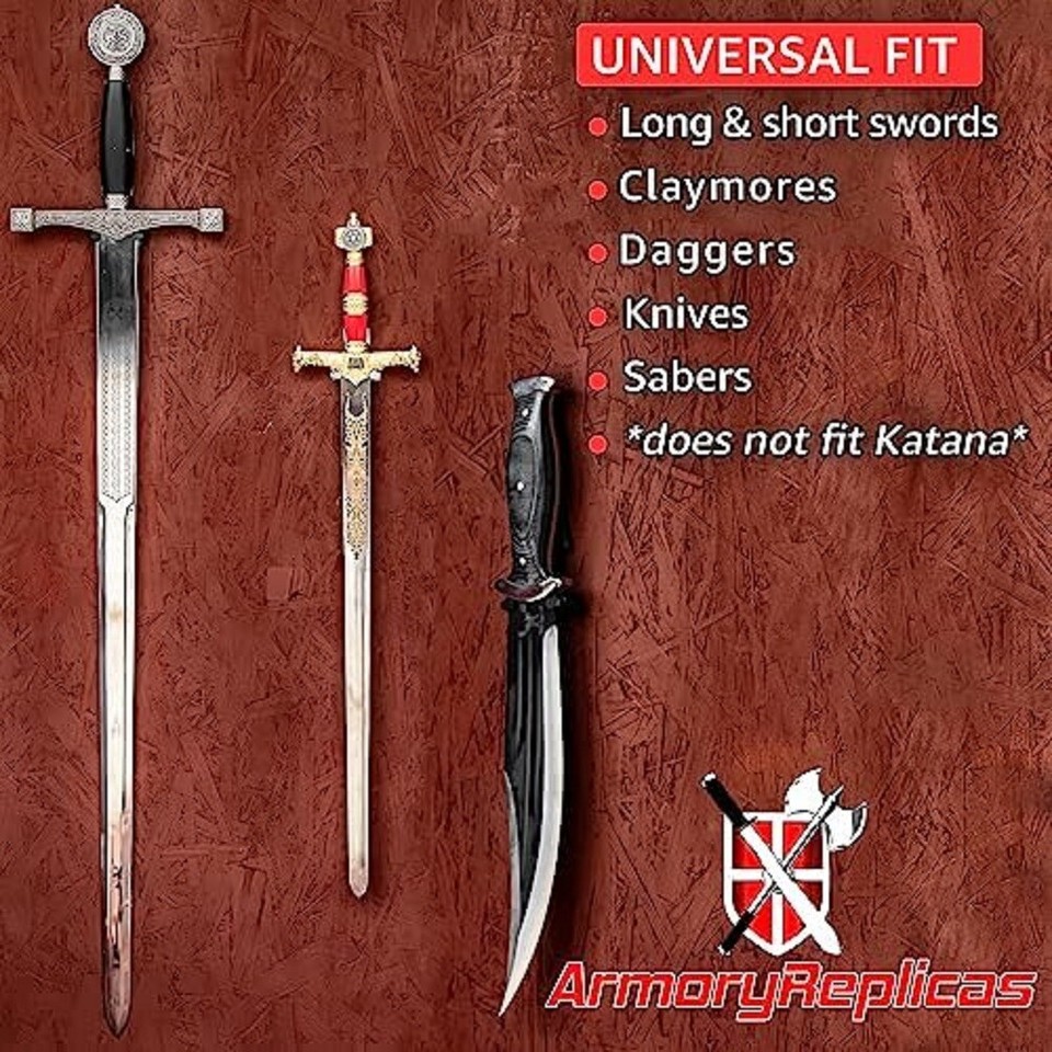 Universal Adjustable Sword Display Wall Hook Hanger Wall Mount for ...