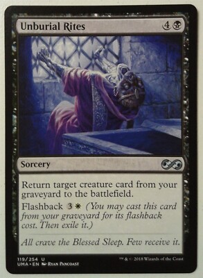 Unburial Rites *Uncommon* Magic MtG x1 Ultimate Masters | eBay
