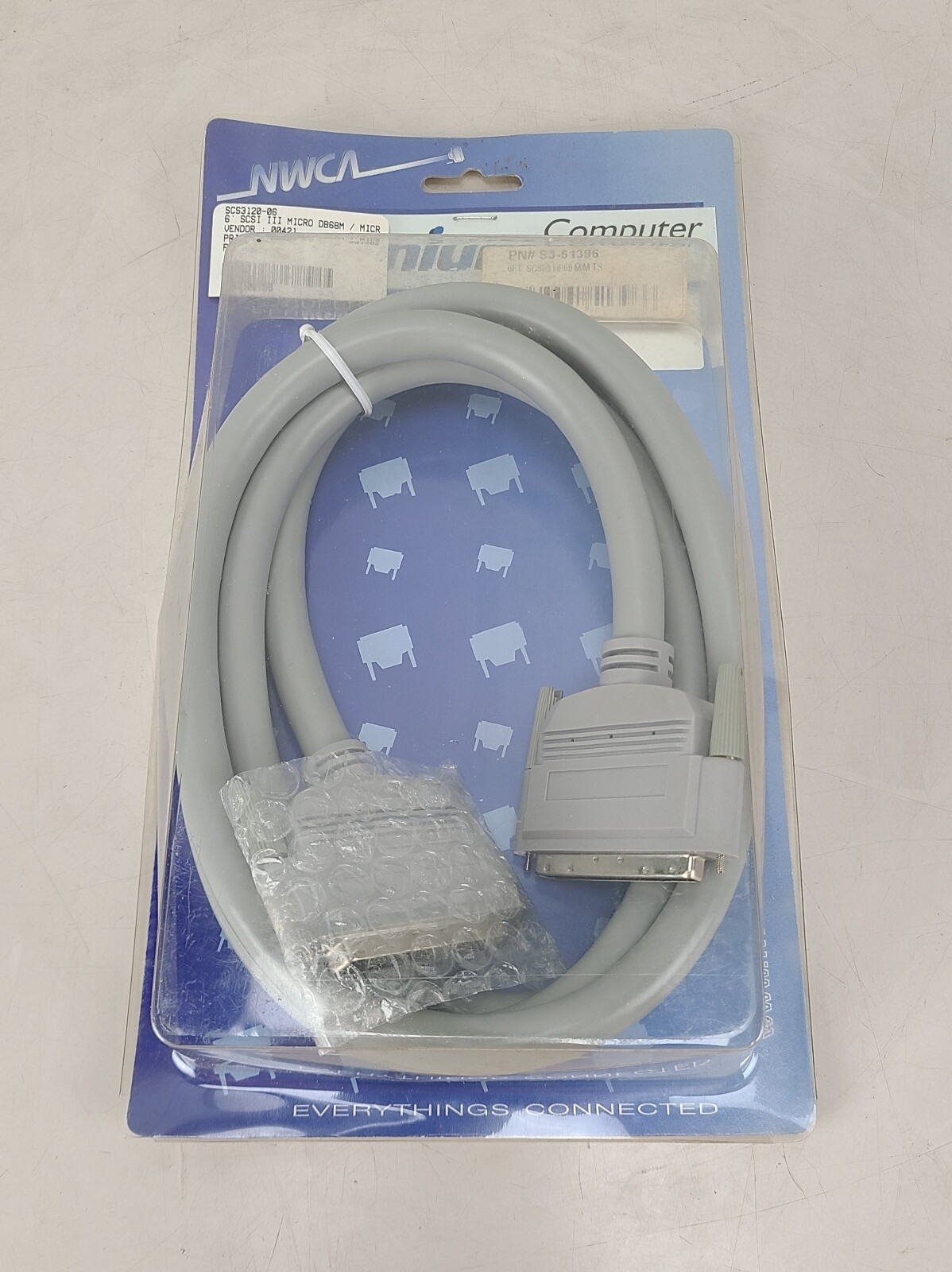 6ft SCSI-3 (HPDB68) to SCSI-3 (HPDB68) External 68-Pin Male/Male Cable ...