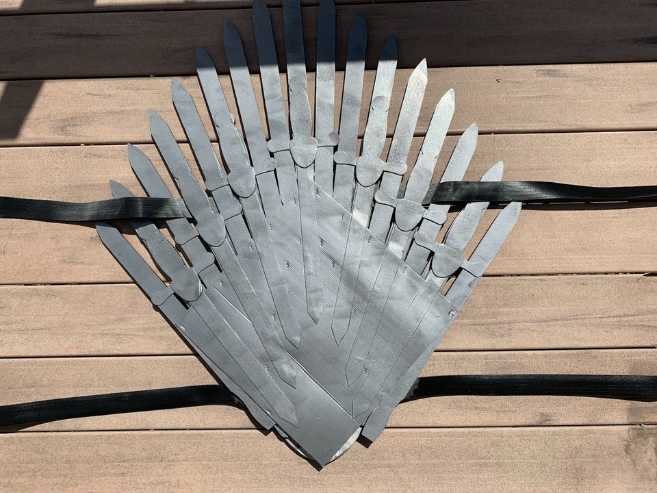 38" Game of Thrones Iron Throne Computer Chair Attachment Handmade | eBay