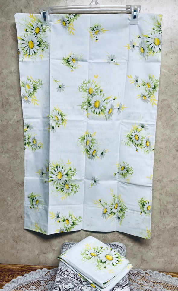 Vintage Springmaid Wondercale Standard Pillow Cases Fresh Daisy Set of ...