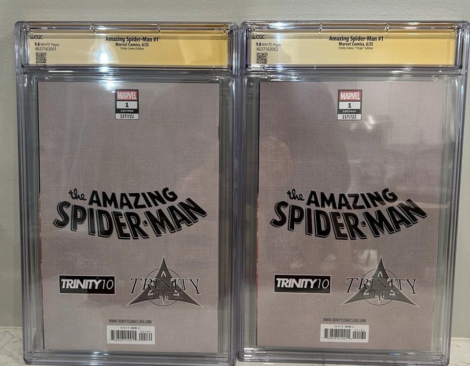Amazing Spider-Man 1 Peach Momoko Trinity Comics Exclusive Trade ...