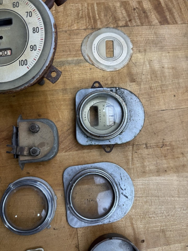 1935 1936 1937 1938 Ford Standard Deluxe Gauges V8 Troy Hot Rod | eBay
