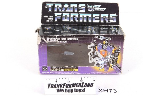 Bombshell Box Only Insecticon 1985 Vintage Hasbro G1 Transformers | eBay