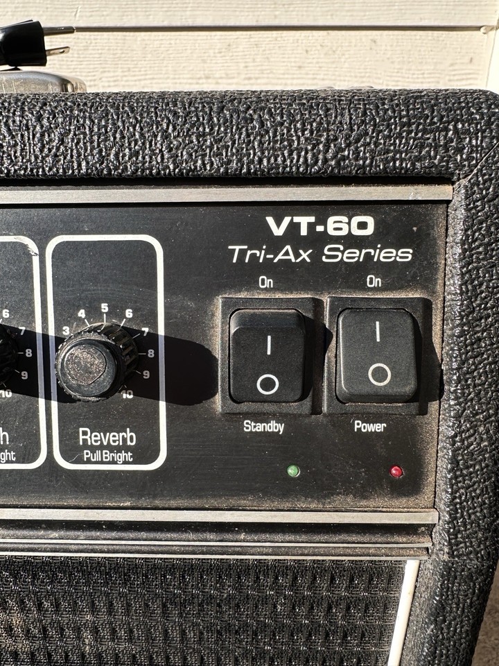 Ampeg VT-60 3-Channel 60-Watt 1x12" Guitar Combo 1989 - 1991 - Black ...