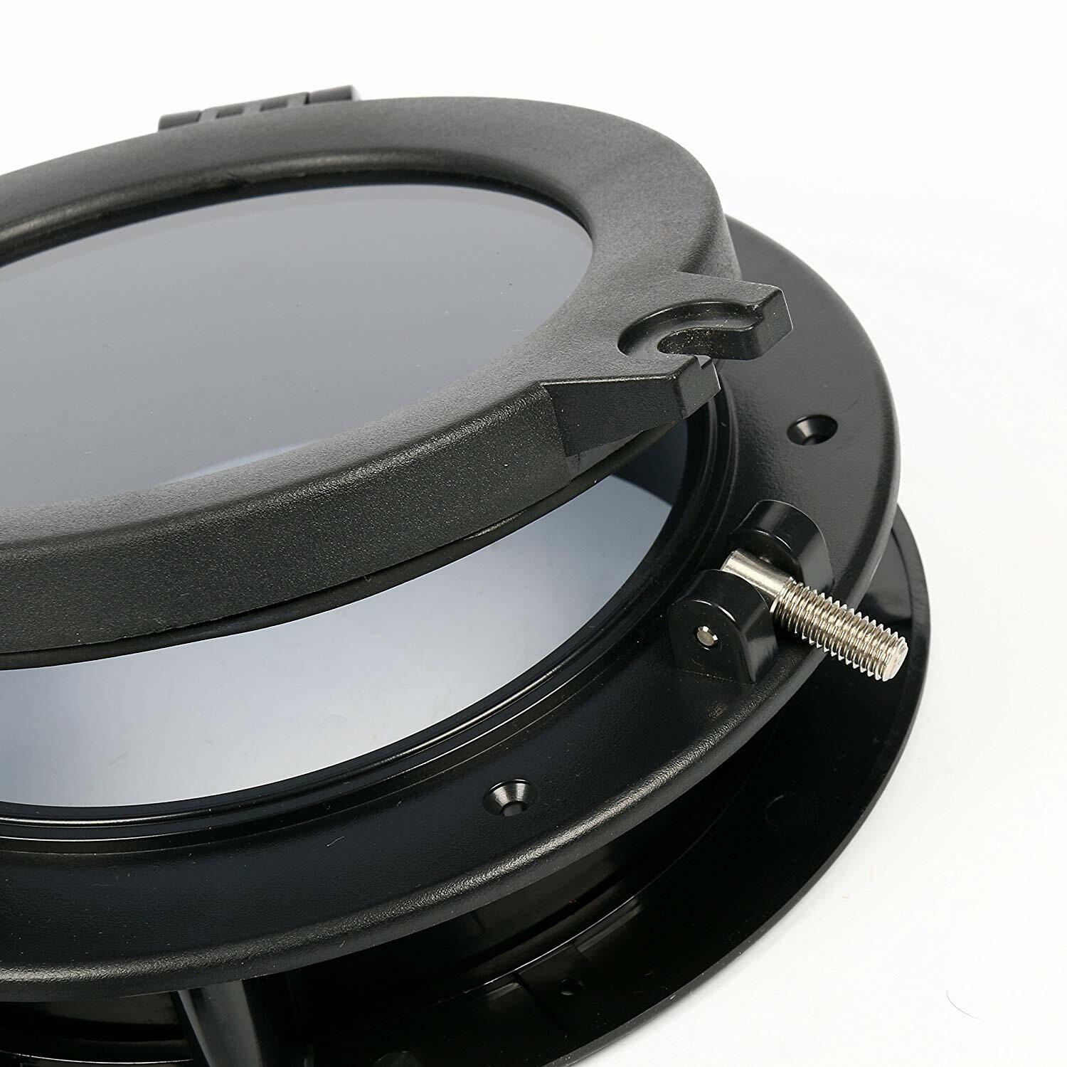 Black & White Portlight Porthole Replacement Window Port Hole ABS ...