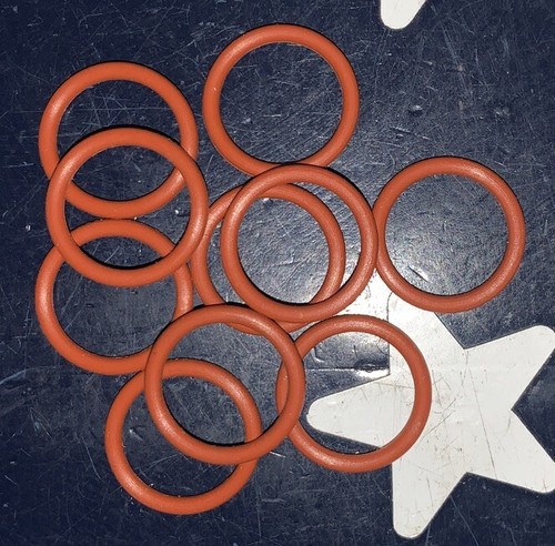 10x 2-014 Silicone/Nitrile Orange O-Rings 10 Pieces | eBay