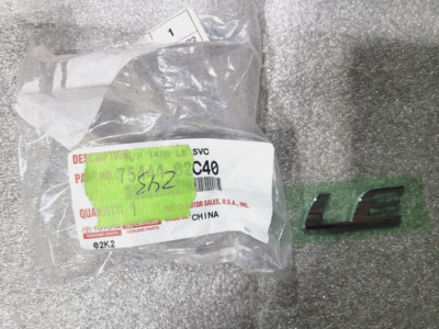COROLLA GENUINE TOYOTA 7544402C40 LUGGAGE COMPARTMENT "LE" 75444-02C40 ...