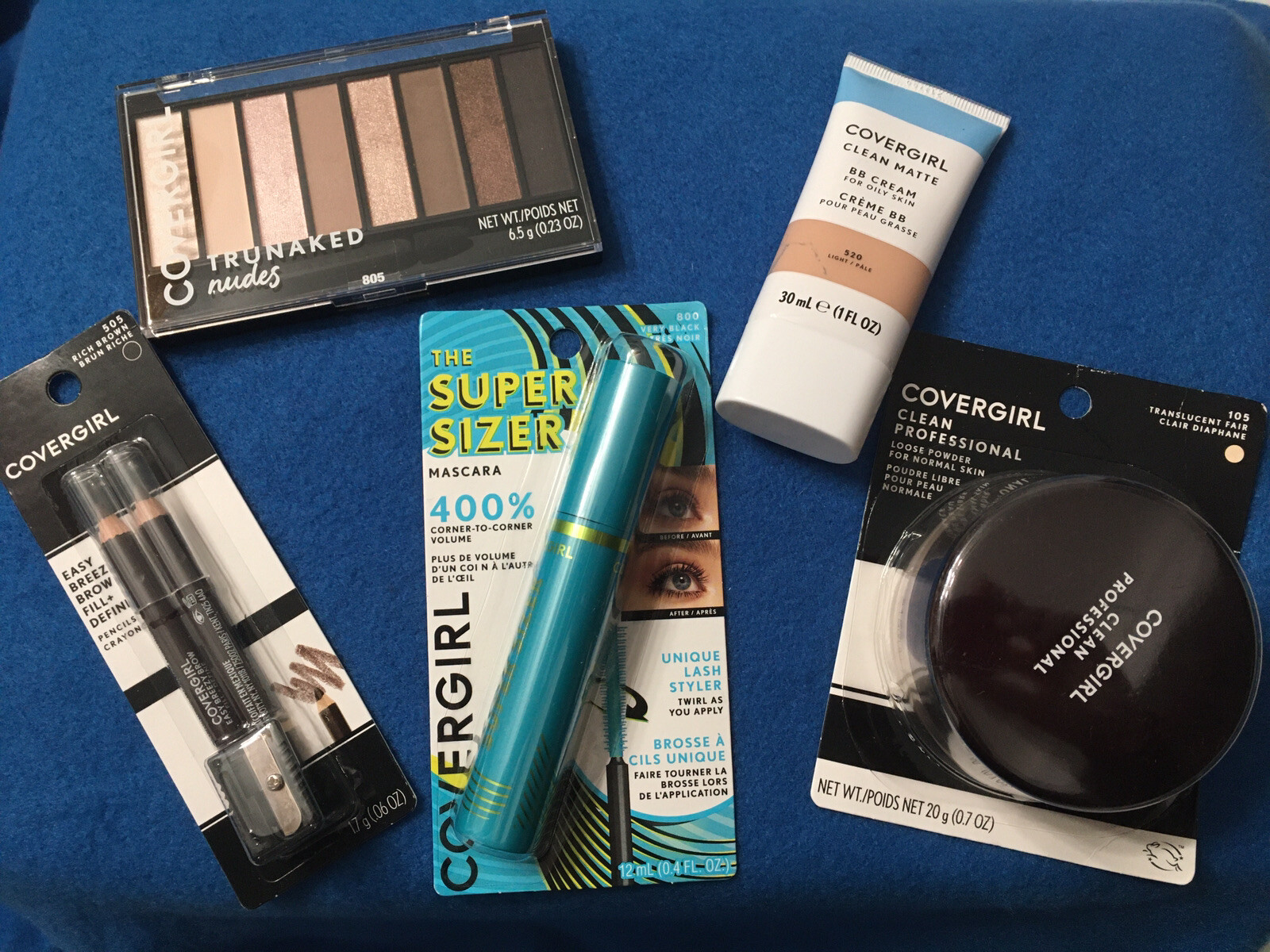 Makeup B.B. Cream, Mascara, Eye shadow palette, Brows & Powder ...