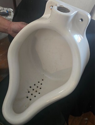 1940's Universal Rundle Industrial White Porcelain Small Egg Urinal | eBay