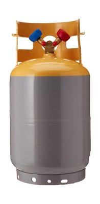 Mastercool 62010 Gray/Yellow 30 lb Refrigerant Recovery Tank Without ...