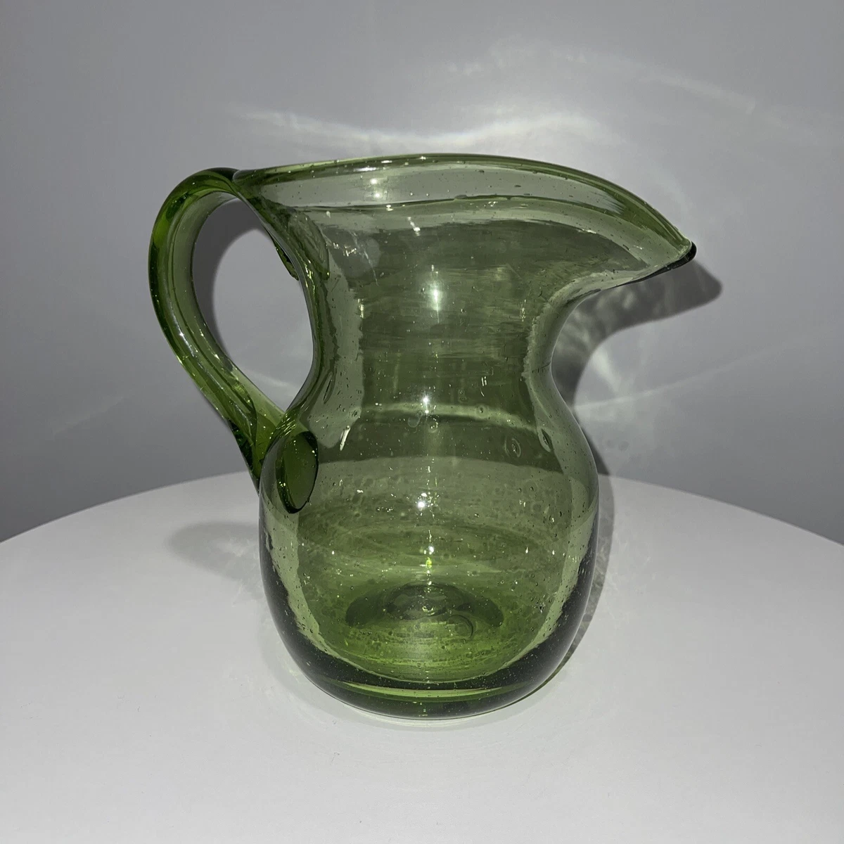 Modern Glass Water Pitcher