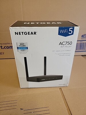 NETGEAR R6020 AC750 Smart WiFi Router Dual Band NAT Firewall Protection ...
