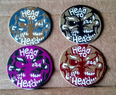 1994 POGS 4 DIFFERENT COLOR VARIATIONS FACE FOIL POG SERIES #44 HEAD TO ...