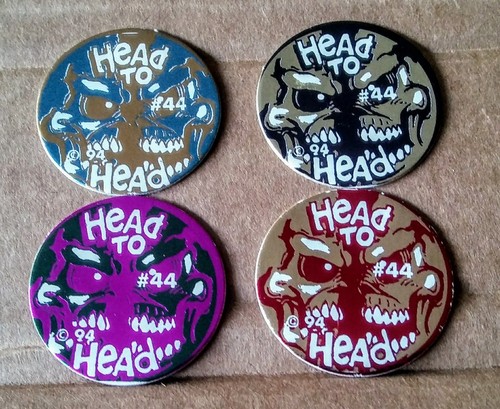 1994 POGS 4 DIFFERENT COLOR VARIATIONS FACE FOIL POG SERIES #44 HEAD TO ...