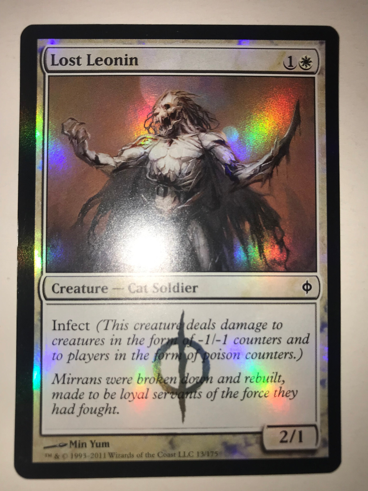 Lost Leonin FOIL New Phyrexia NM White Common MTG | eBay