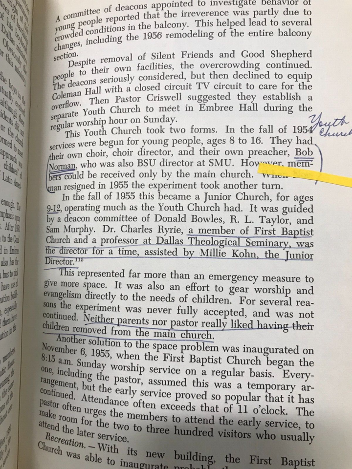 History of First Baptist Church of Dallas by Leon Mcbeth - Truett and ...