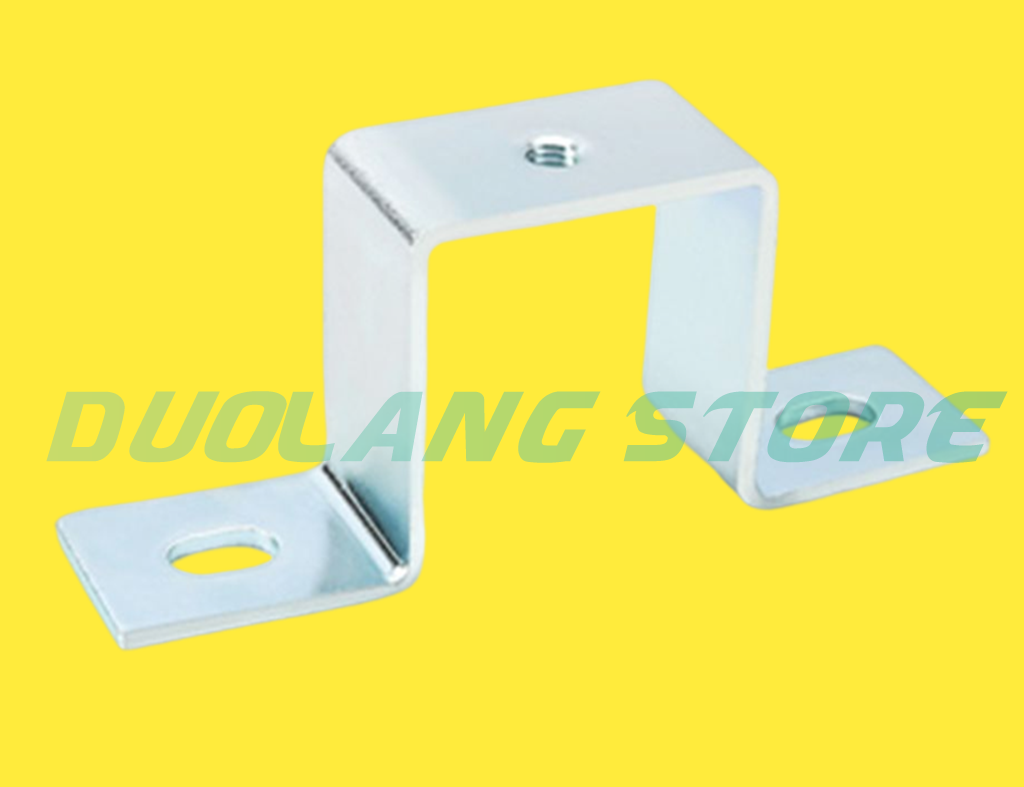 100X NEW Flat Type Electrical Rail Mounting Bracket RR-003 U Type Rail ...