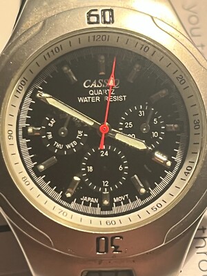 Vintage men's wristwatch CASIO QUARTZ Japan MOVT Water Resist | eBay