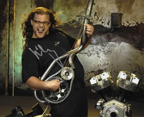 MICHAEL TEUTUL MIKEY ORANGE COUNTY CHOPPERS SIGNED AUTOGRAPH 8X10 PHOTO ...