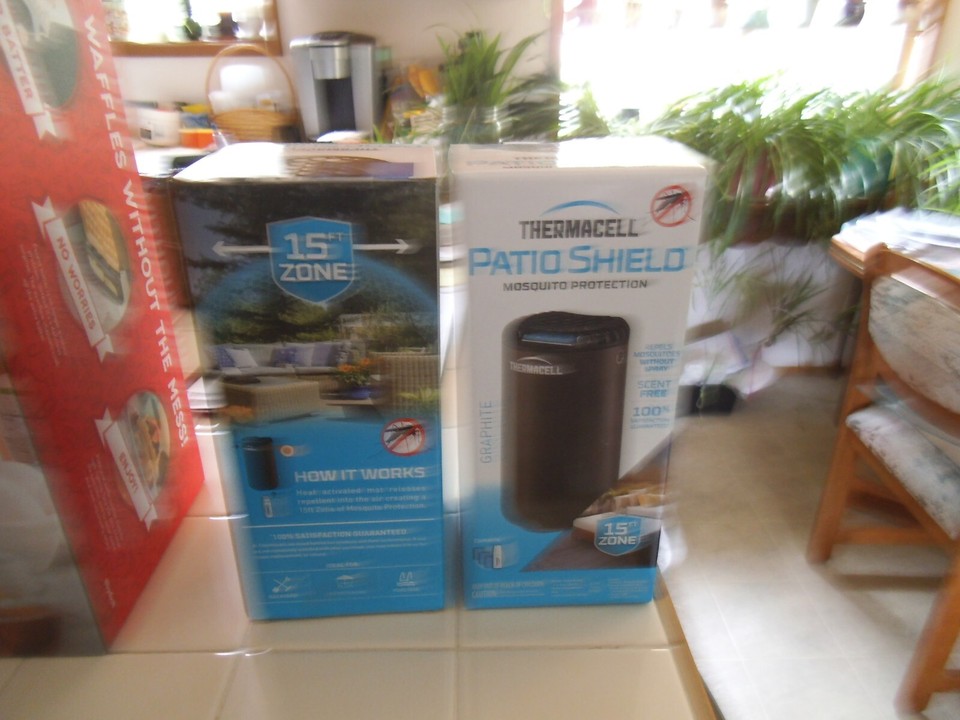 Thermacell Mosquito Repellent Patio Shield Graphite 15 Ft Zone Brand ...