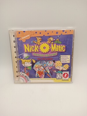 Nickelodeon Nick-O-Matic DESIGN FACTORY CD-ROM For Windows 95 & 98 Used ...